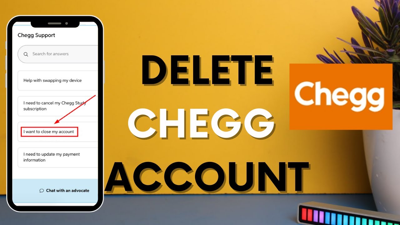 Delete Account on Chegg !! Cancel your Chegg Subscription 2023 !! Chegg ...