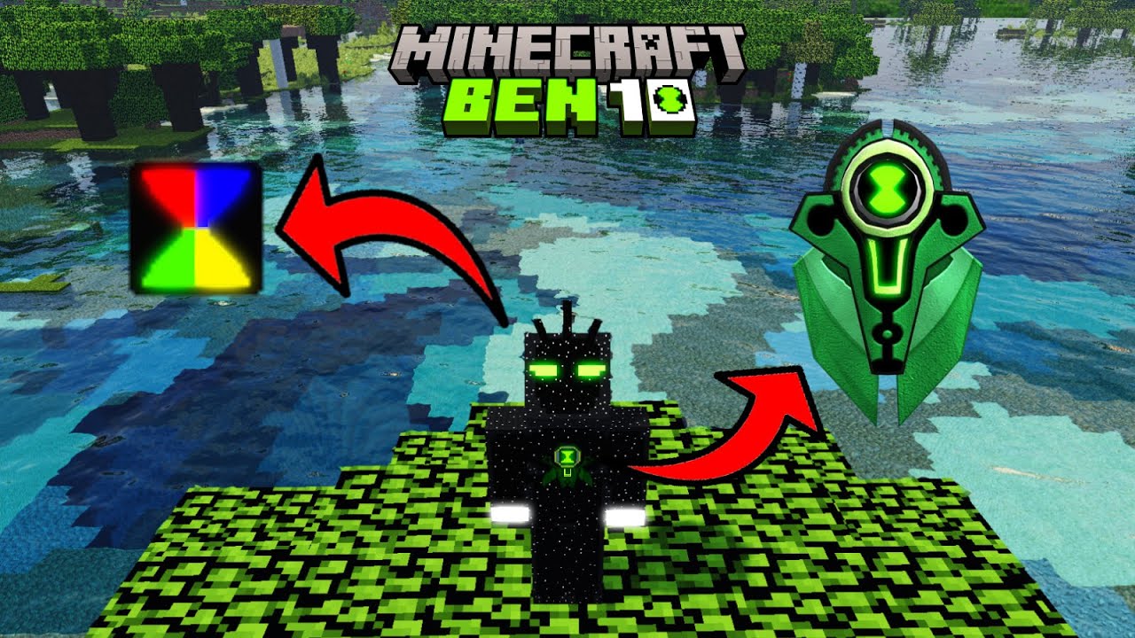 NOVA ATUALIZAÇÃO EM UMA DAS MELHORES ADDONS DE BEN 10 NO MINECRAFT 1.12 ...