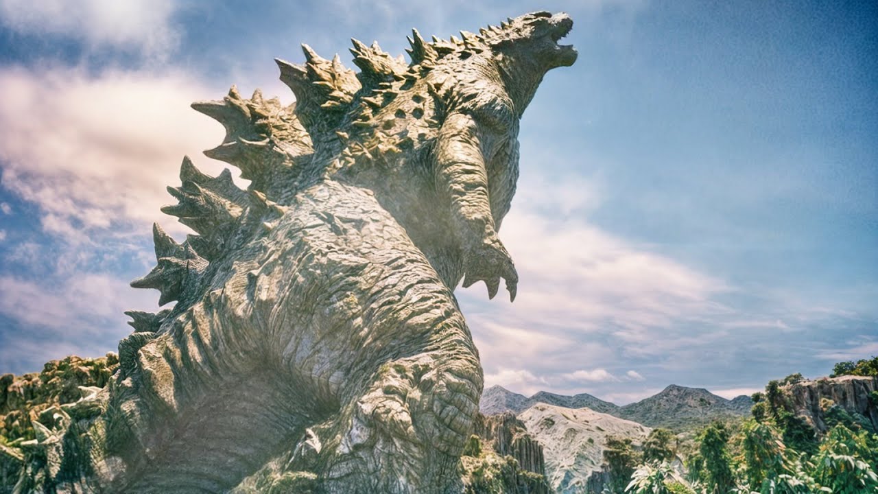Supermassive Godzilla Stomps on Giant Eagle - YouTube