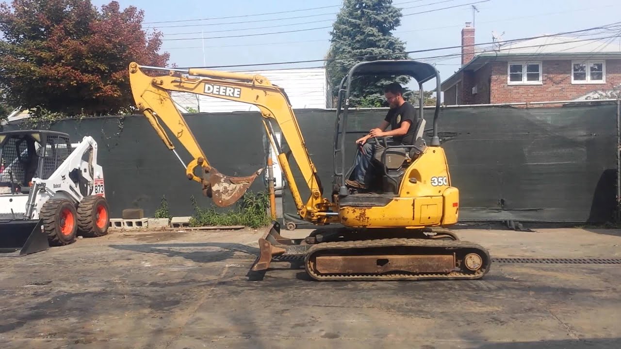 John deere 35c mini excavator - YouTube