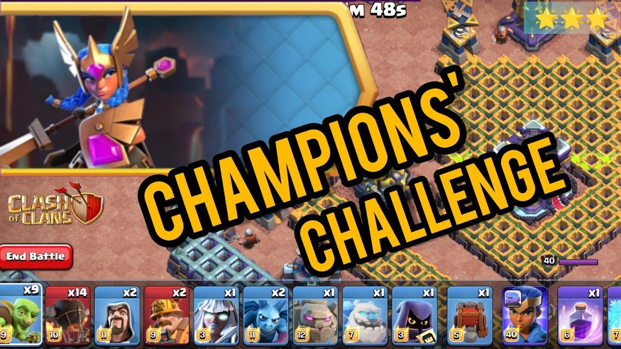 How to 3 Star the Champions' Champion Challenge / clash of clans - YouTube