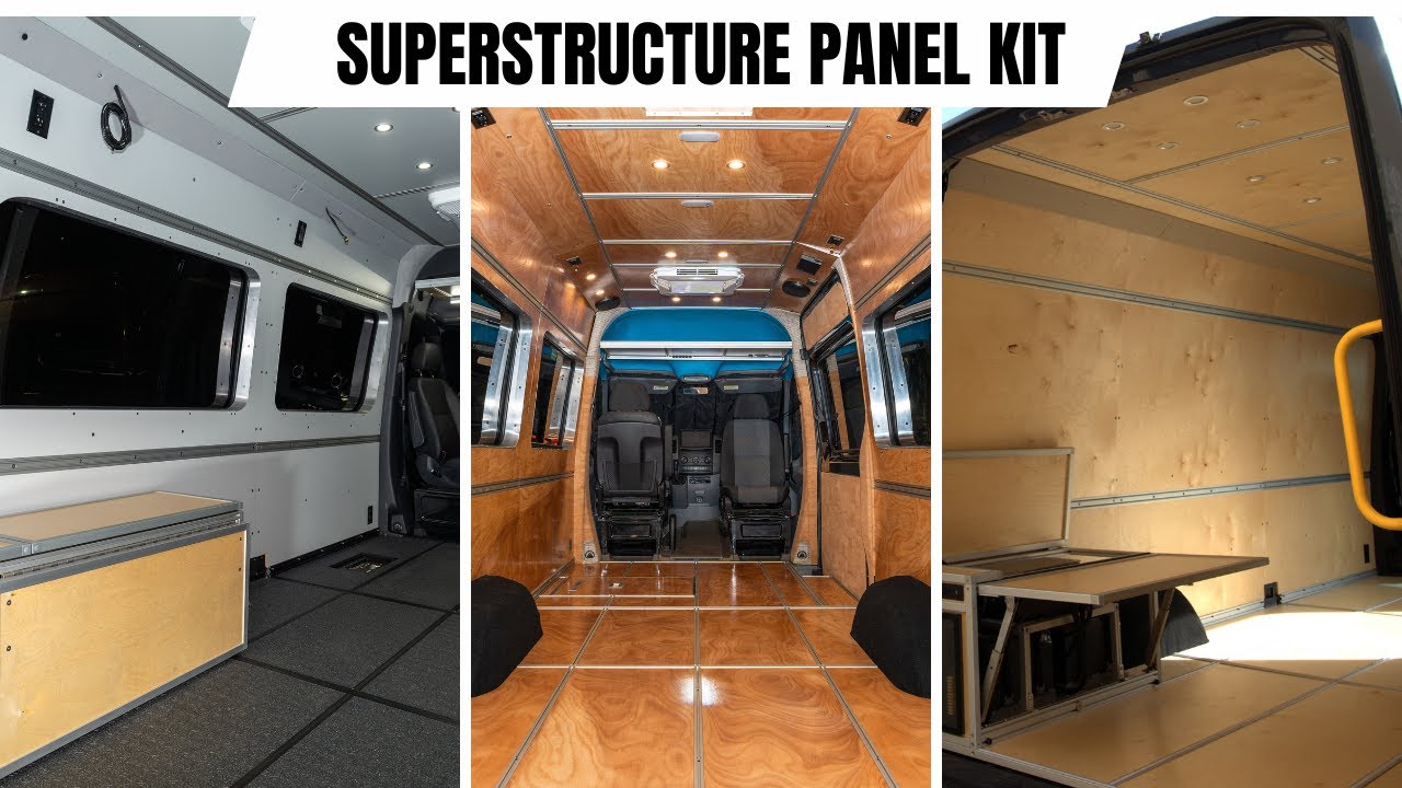 Sprinter Van Starter Kit - Floor, Walls, Ceiling, & Electrical ...