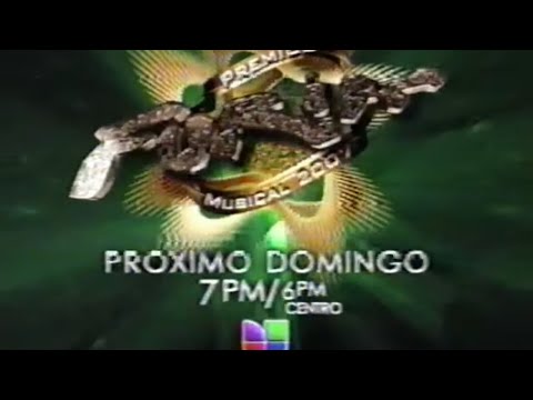 Premios Funa Musical 2007 Promo on Univision (VHS QUALITY) - Early 2007 ...