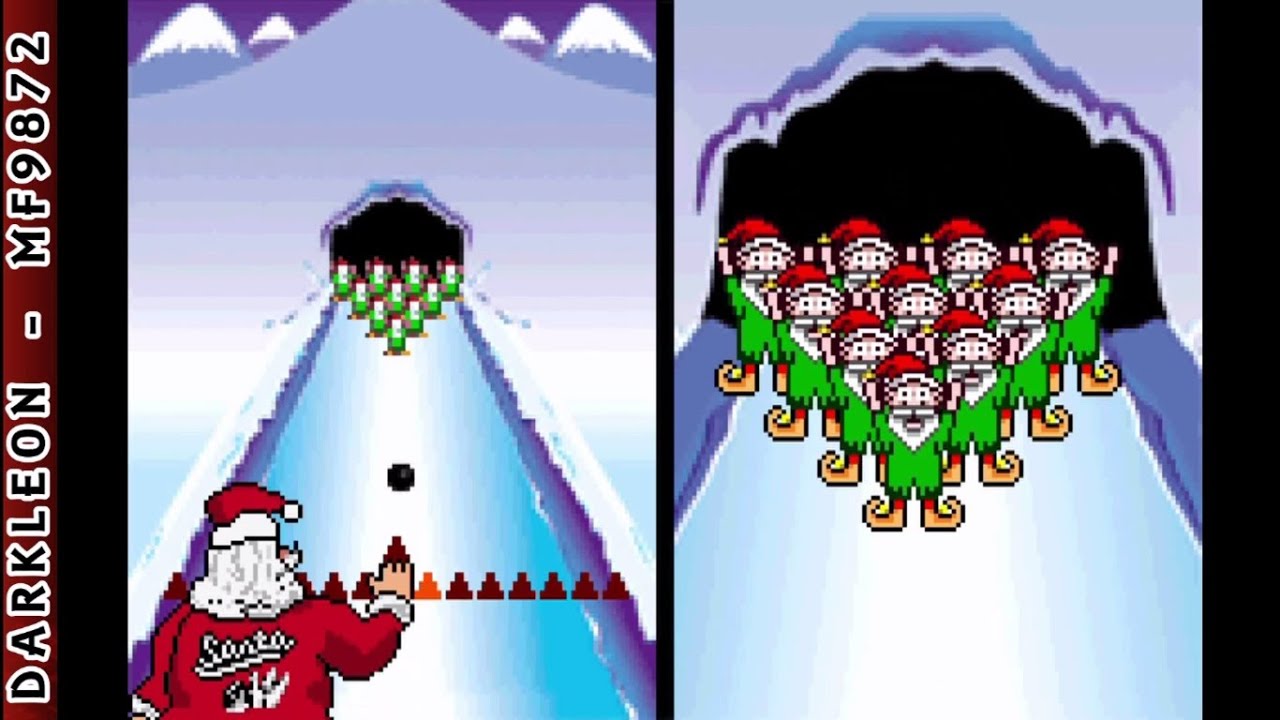 Game Boy Advance - Elf Bowling © 2005 Ignition Entertainment - Gameplay ...