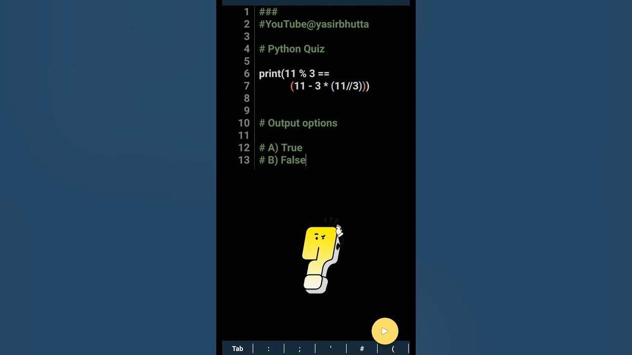 Python Quiz 33: operators Quiz | Can You Guess the Output of this Python Code? | #yasirbhutta ...