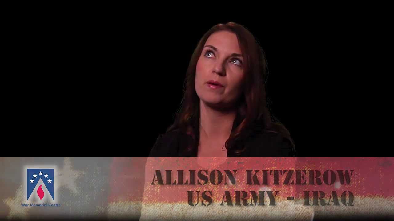 Wisconsin Veterans Story Project: Allison Kitzerow - YouTube