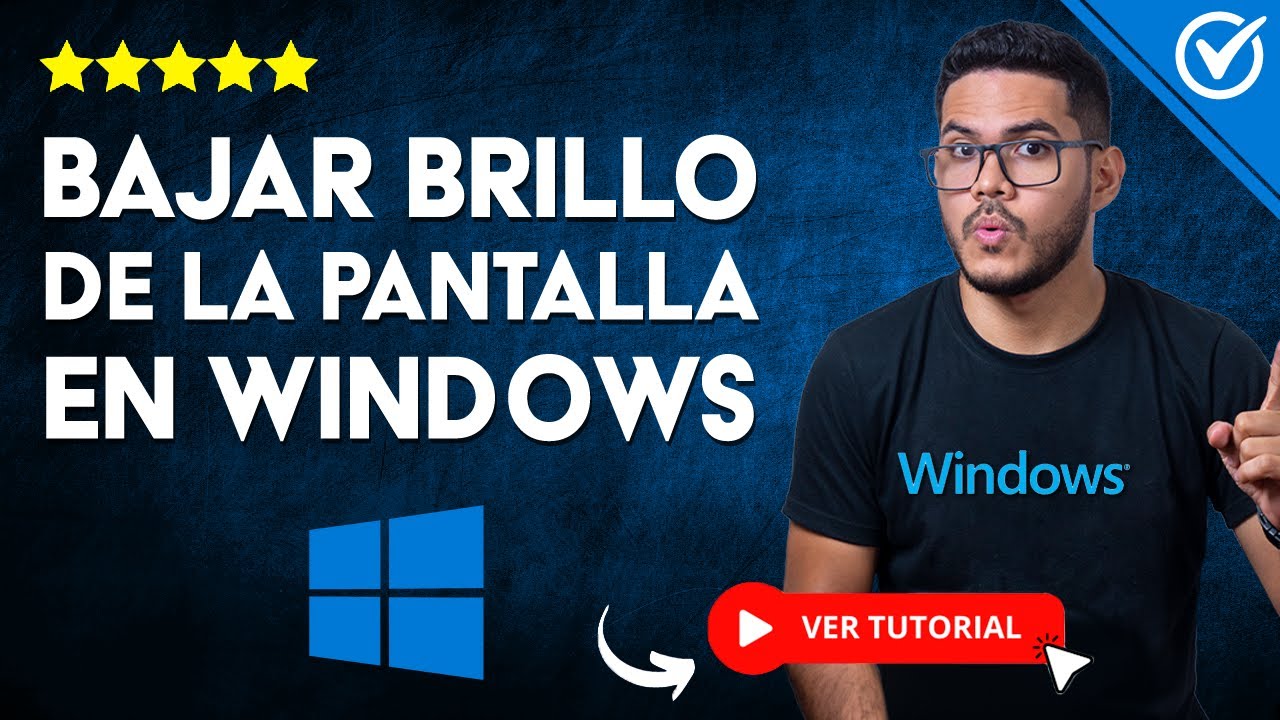 Cómo BAJAR EL BRILLO DE LA PANTALLA en Windows 10 - 🔅 Tutorial paso a paso 🔅 - YouTube