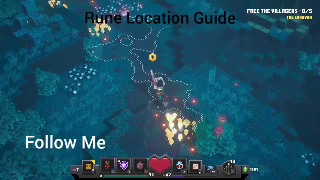 Secret Rune Location Guide for Minecraft Dungeons (Creeper Woods) - YouTube