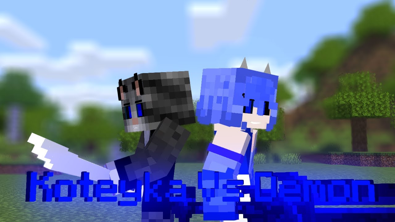 Koteyka Vs Demon A Minecraft (FIGHT) Animated. - YouTube