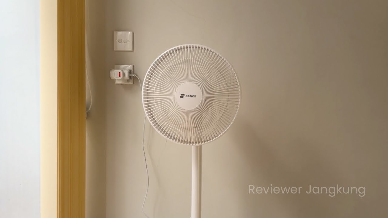 Sanex 12” Stand Fan with Remote | Kipas Angin Berdiri - YouTube