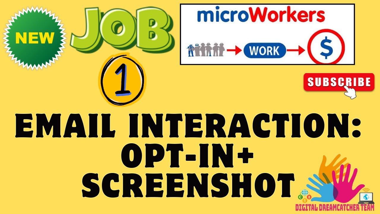 Email Interaction: Optin+ Screenshot || Webmail || Microworker job ...