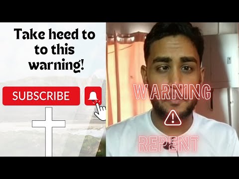 Take heed to this warning. - YouTube