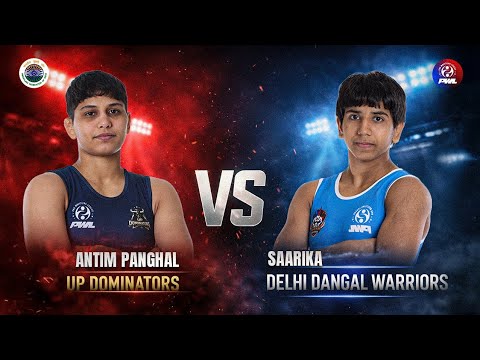 Antim Panghal vs Saarika | 53 KG | Match 9 Day 5 | PWL 2026 #pwl2026