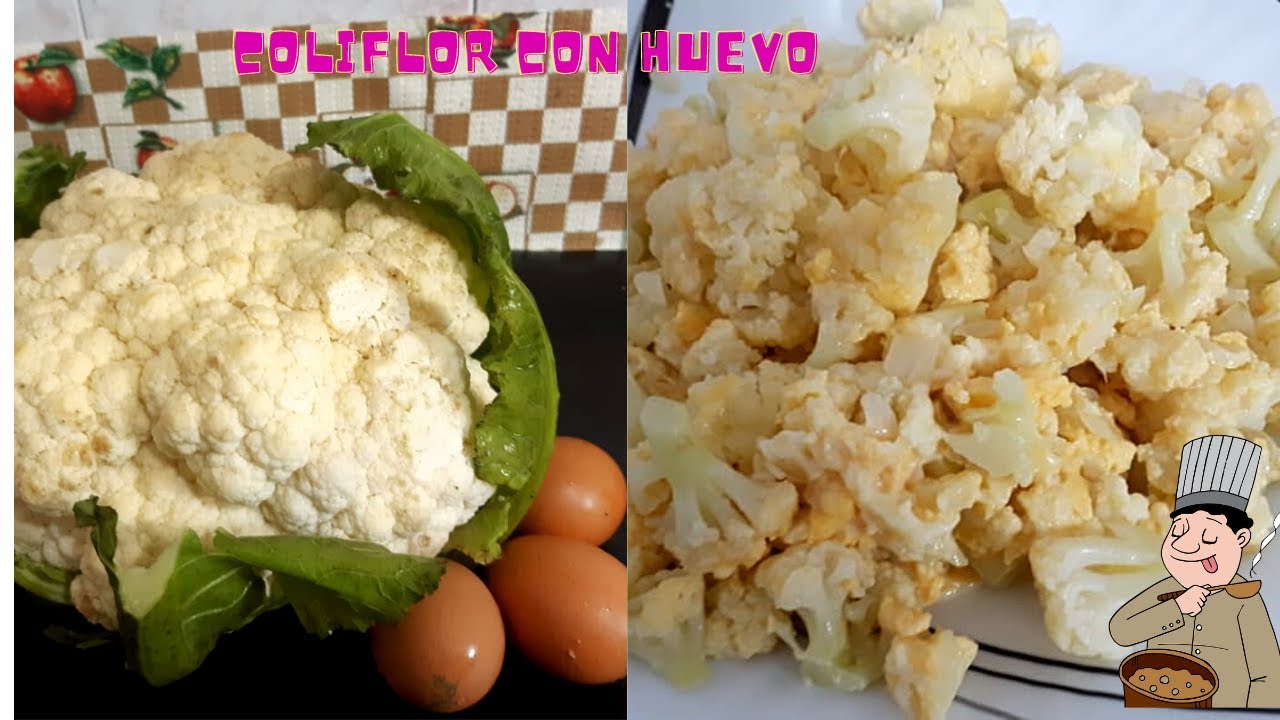 Coliflor - Receta de coliflor con huevo 😋 Recetas de cocina fácil y ...