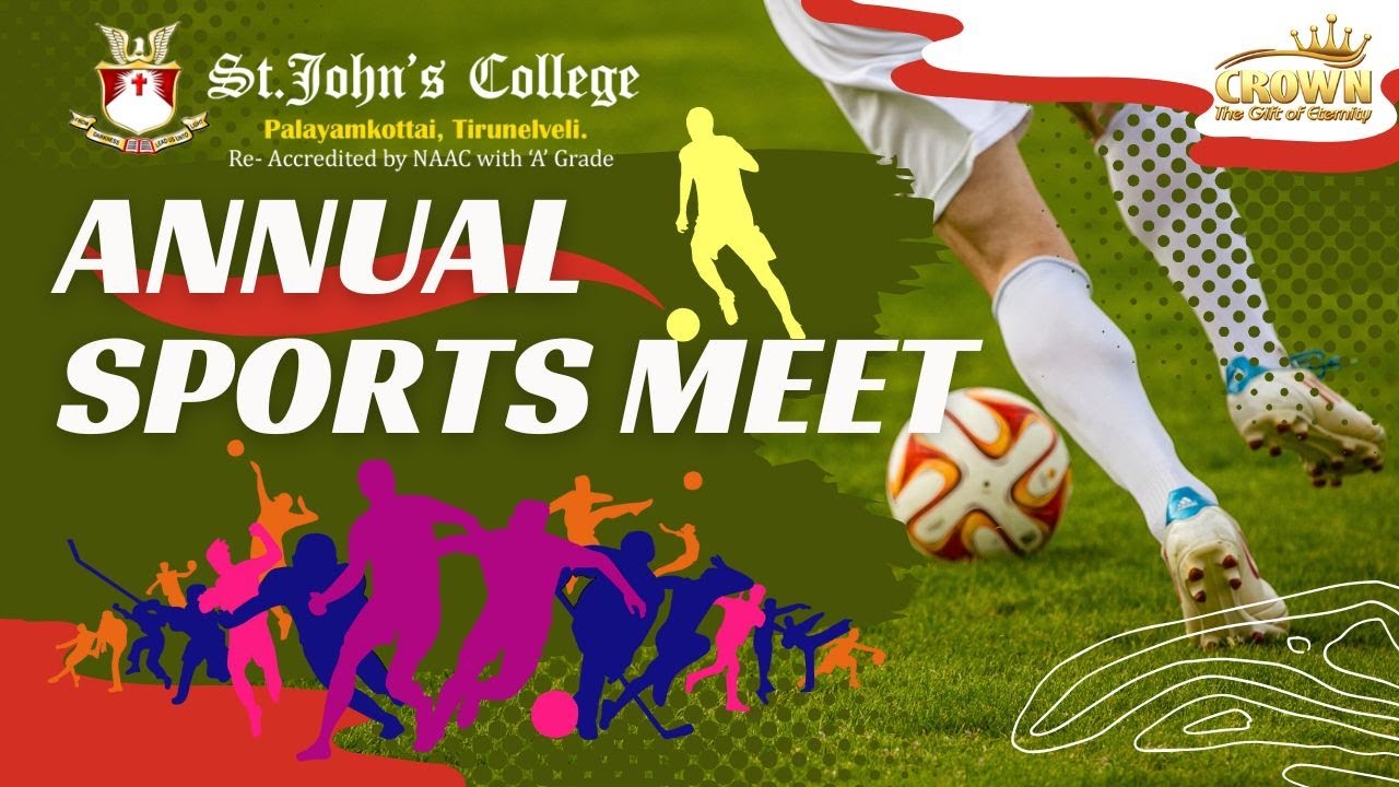 🔴Live | St. John's College | Annual Sports Meet | Padma Shri. Shiny ...