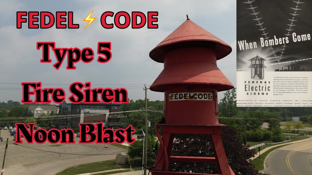 Fedelcode Type 5 Siren Noon Blast ~ Rochester, MI ~ 6/30/23 (Drone ...