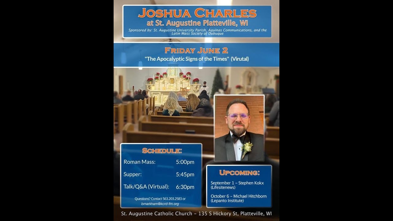 Joshua Charles - "The Apocalyptic Signs of the Times" - YouTube