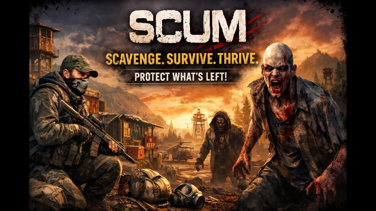 The Ultimate Scavenger | Living Off Forgotten Safe Zones #scum - YouTube