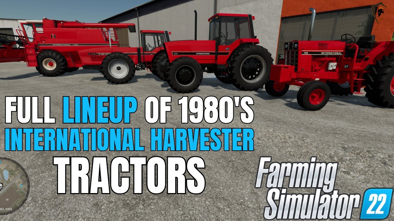 1980s International Harvester Tractor Lineup | FS22 Mods - YouTube