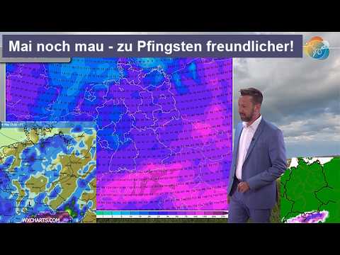 Der Mai bleibt noch mau. Zu Pfingsten langsam freundlicher & wärmer. Wetterbericht 14.-22.05.2026.