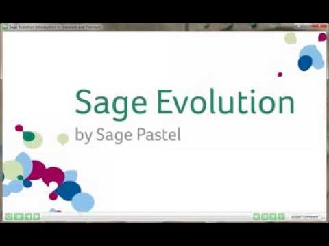 1402 01 Sage Evolution Introduction to Standard and Premium - YouTube
