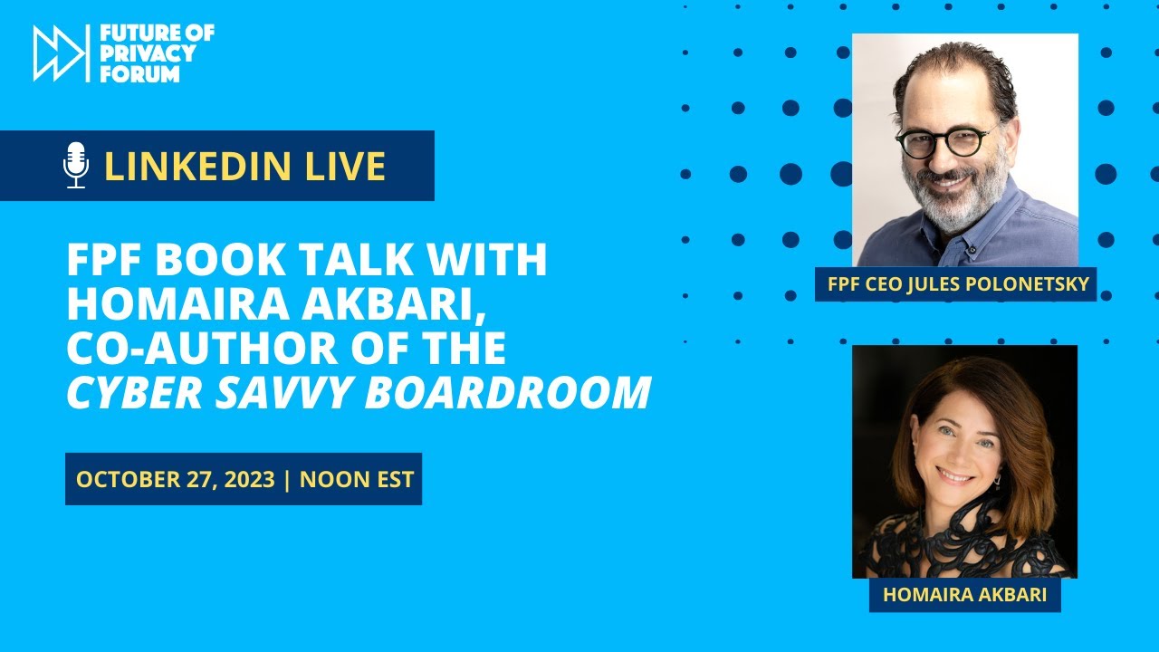 FPF Book Talk with Homaira Akbari, Co-Author of The Cyber Savvy ...