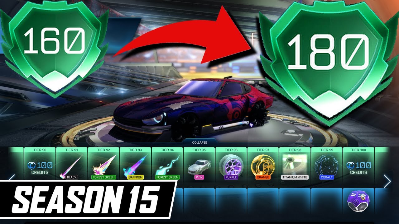 ROCKET PASS SEASON 15: TIERS 160 - 180 (detailed item showcase) - YouTube