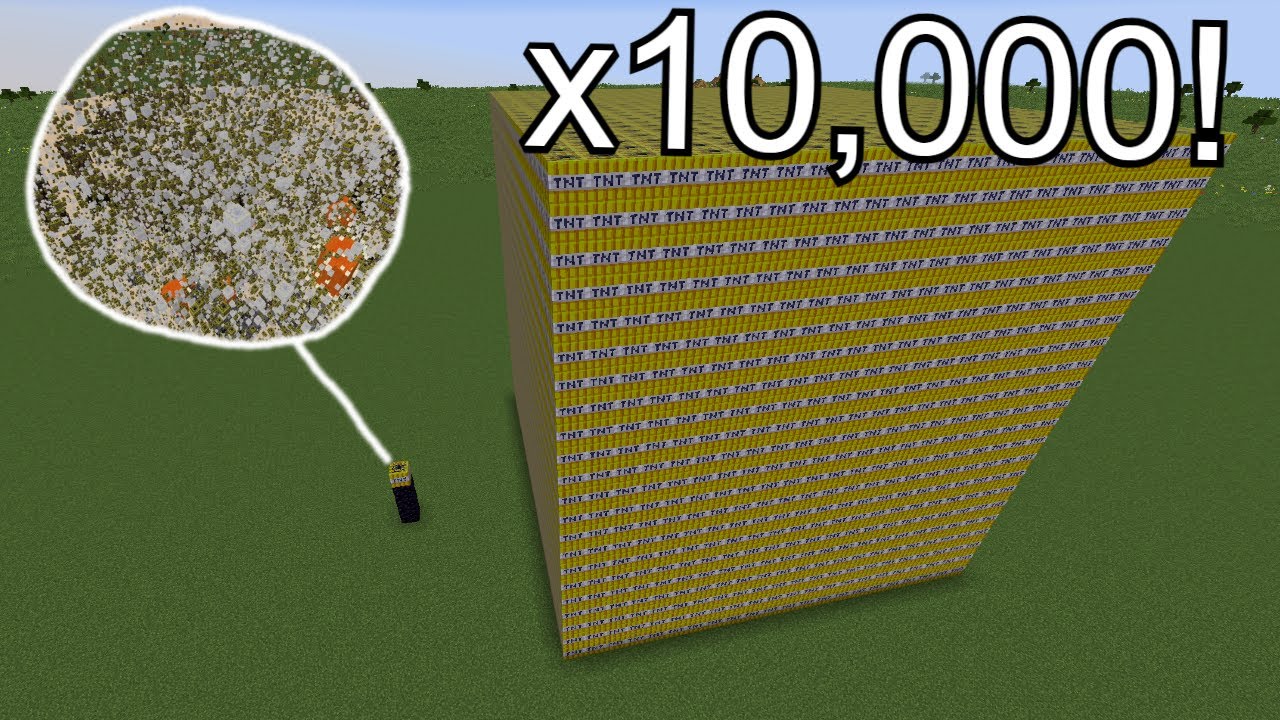 Exploding 10,000 Multiplying TNTs at once! - YouTube