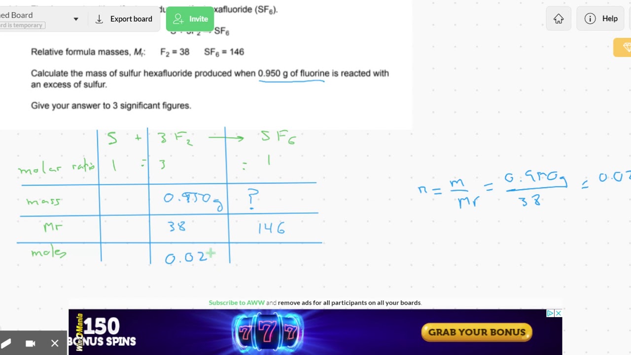 Reacting masses calculation - GCSE Chemistry (AQA, OCR, Edexcel). - YouTube