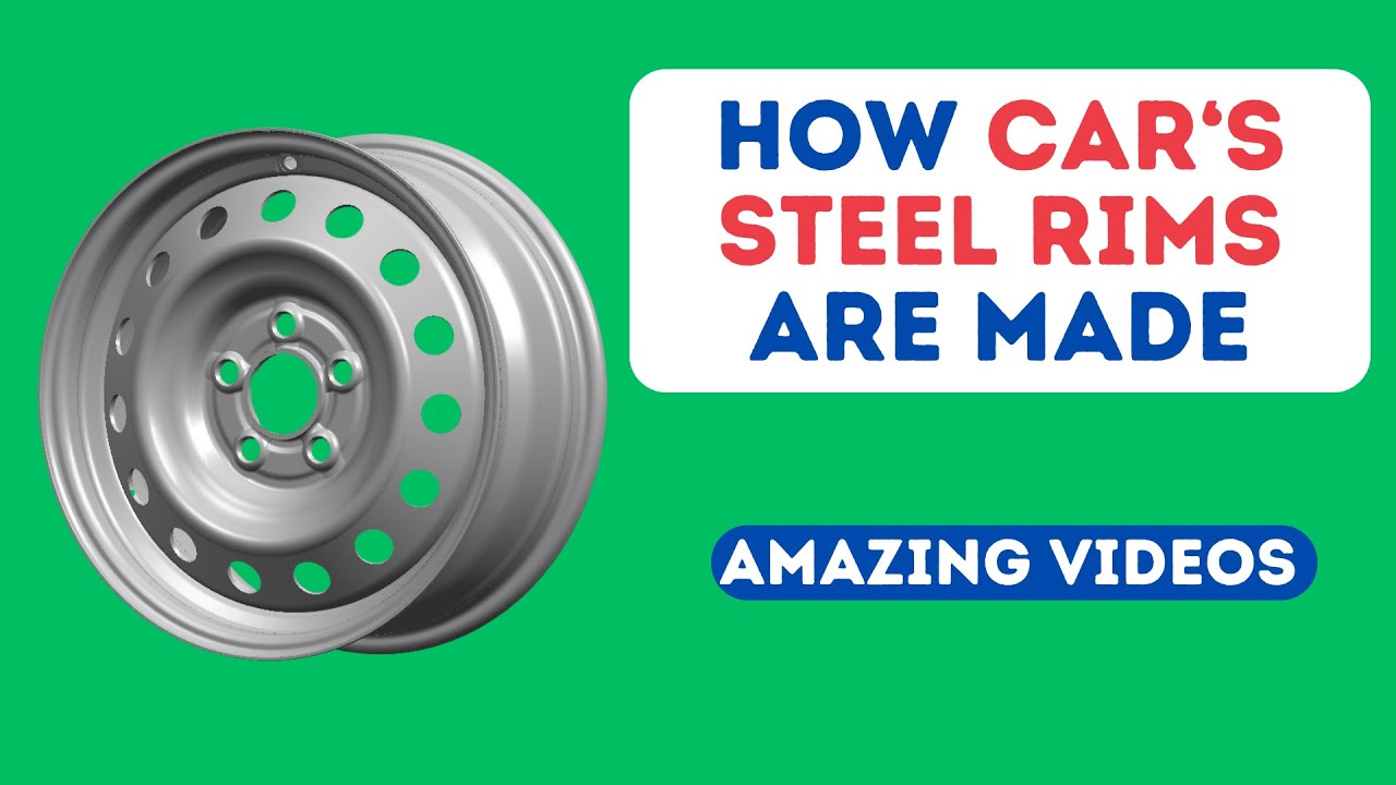 How Cars Steel Rim are made manually - Amazing Videos - YouTube