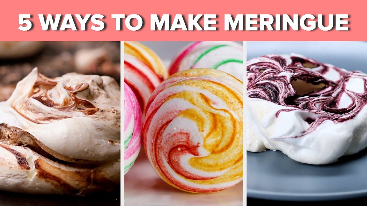 Meringue Recipes 5 Ways - YouTube