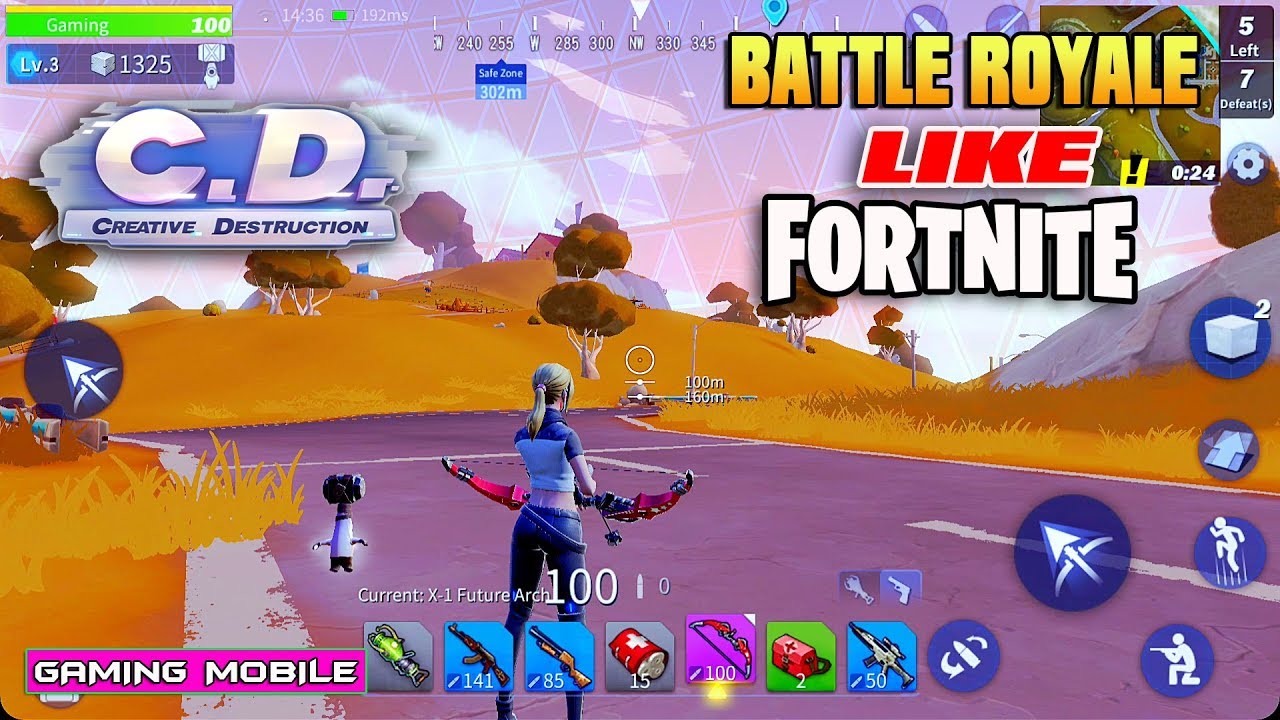 Creative Destruction - Battle Royale Like Fortnite [Android/IOS] - YouTube