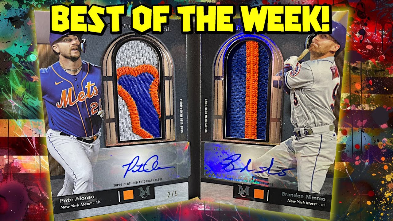 These NEW Baseball Cards HITS Were WILD!!! - YouTube