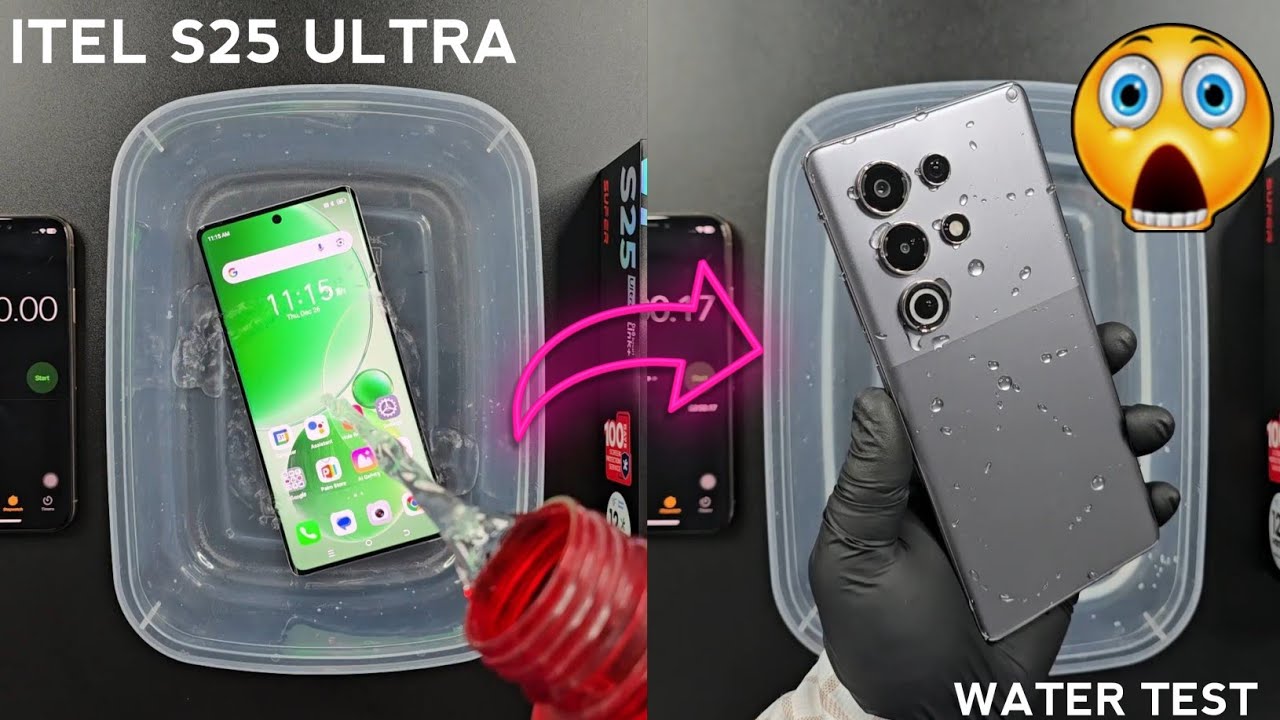 iTel S25 Ultra iP64 Waterproof Test 💧💦| The Very First Water Test Of ...