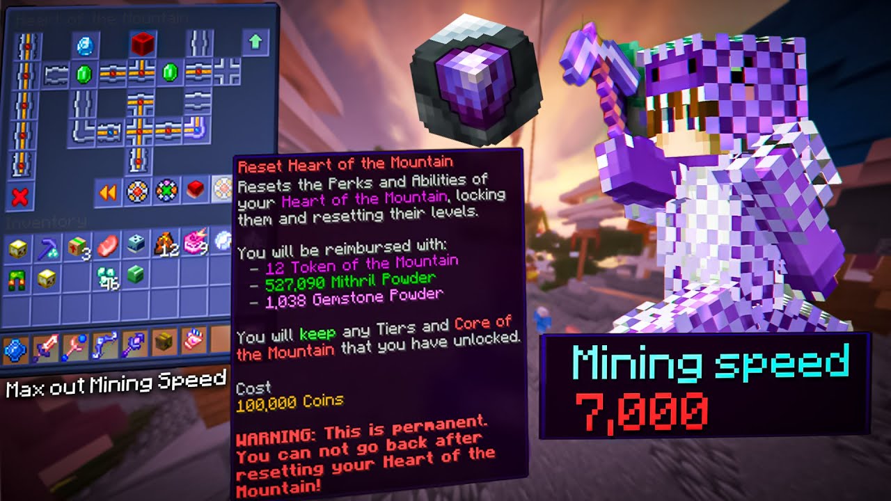 The SECRET to Getting INSANE Mining Speed in Hypixel Skyblock | # ...