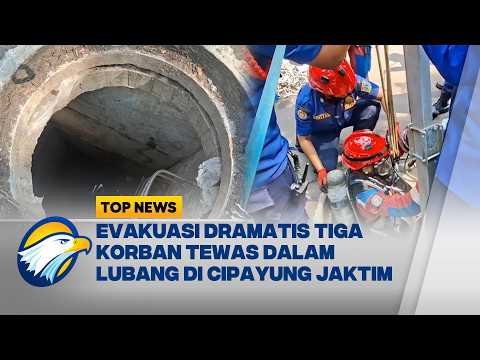Kronologi Tiga Pekerja Tewas di Dalam Saluran Air di Cipayung Jaktim  - [Top News]