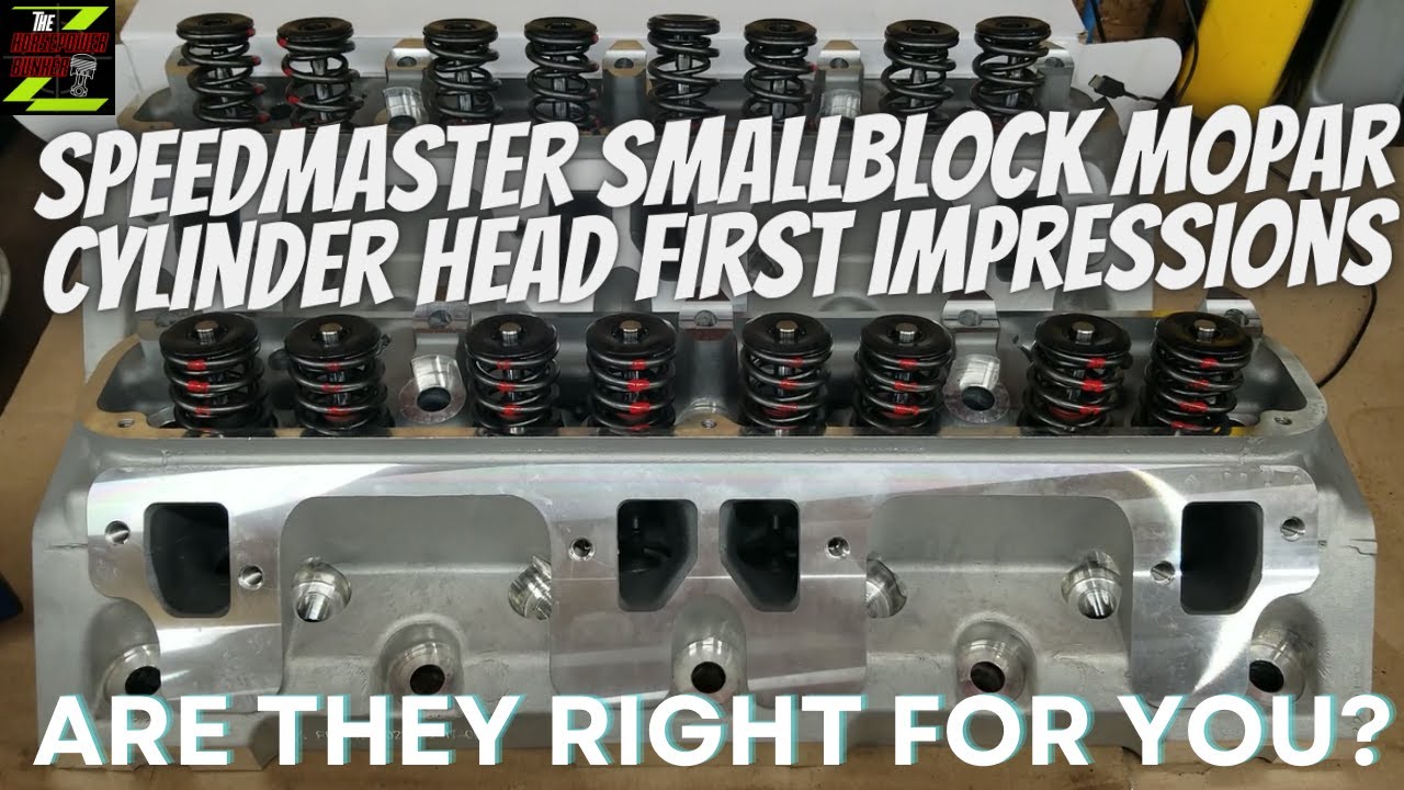 Speedmaster Small Block Mopar Cylinder Heads | Disassembly and First ...