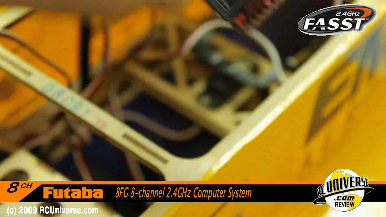 Futaba 8FG transmitter, 1700 mAh battery, charger and a R6008HS ...