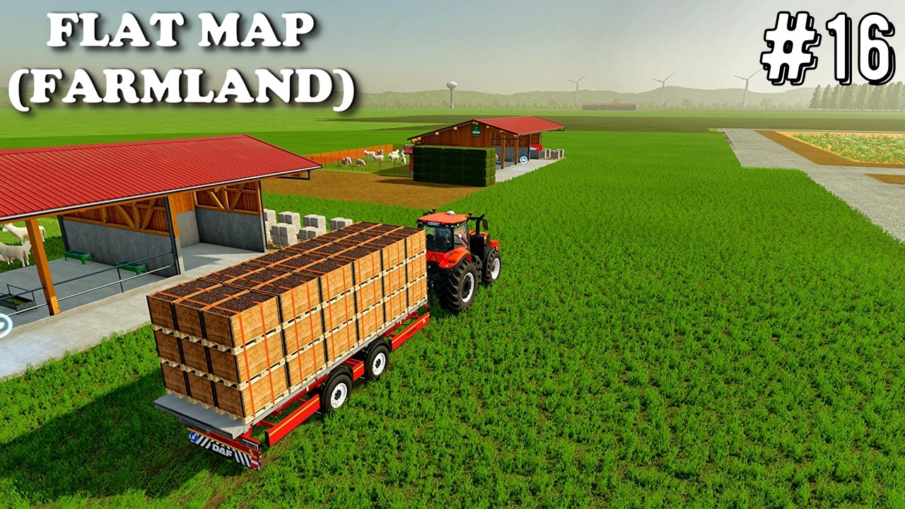 Starting with 0$ Flat Map (Farmland) timelapse Ep # 16 fs 22 ''farming ...