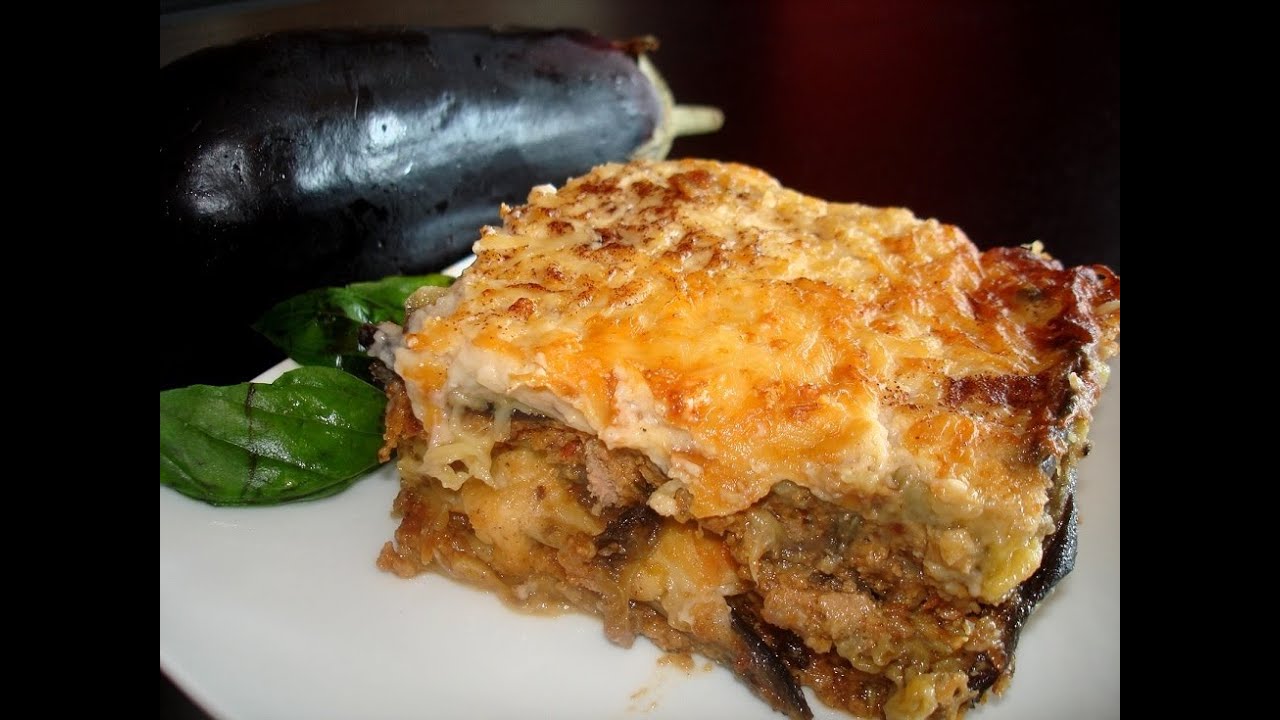 Musaka griega de berenjenas (sin lactosa) 🍴🍆 | Greek Moussaka (lactose ...