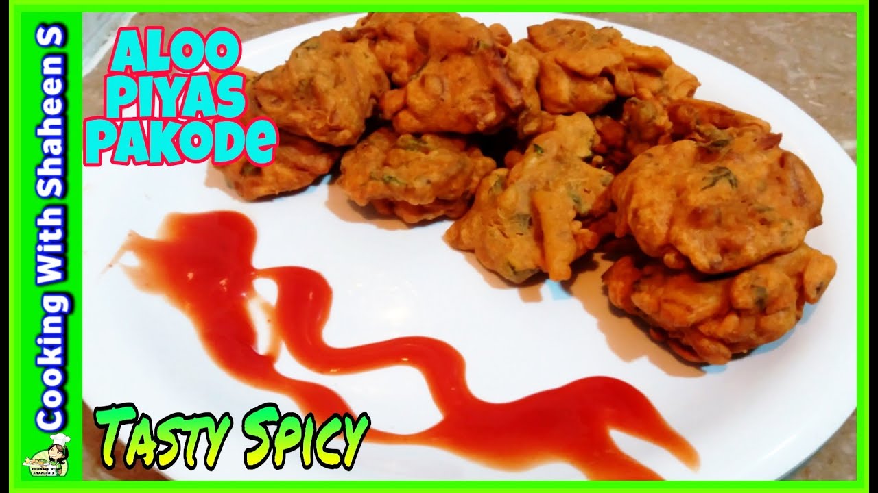aloo pyaz pakora recipe | how to make aloo pyaz pakode | pyaz aloo ...