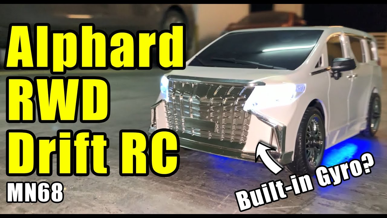MN68 - Toyota Alphard RWD RC drift car with built-in GYRO?! - YouTube