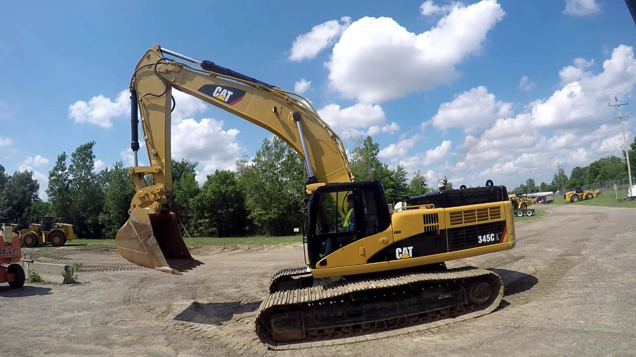 2005 CAT 345CL TRACK EXCAVATOR - YouTube