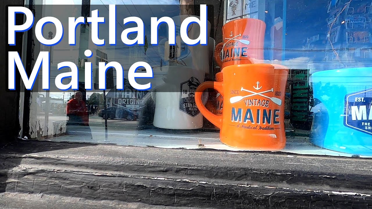 Portland Walk: Downtown to the Old Port - Maine - YouTube