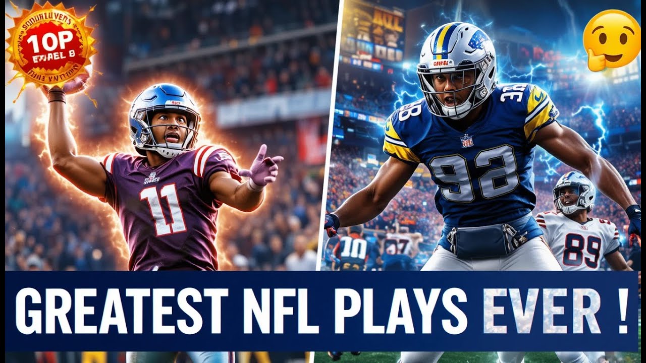 Top 10 Greatest NFL Plays of All Time - YouTube