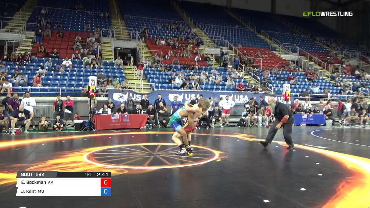 Junior GR 170 Consi of 8 #2 - Evan Bockman (AK) vs. Jeremiah Kent (MO ...