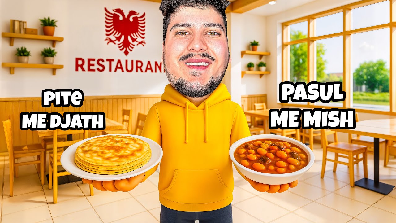 Tash ne Restaurant kemi edhe Pasul me Mish edhe Pite - YouTube