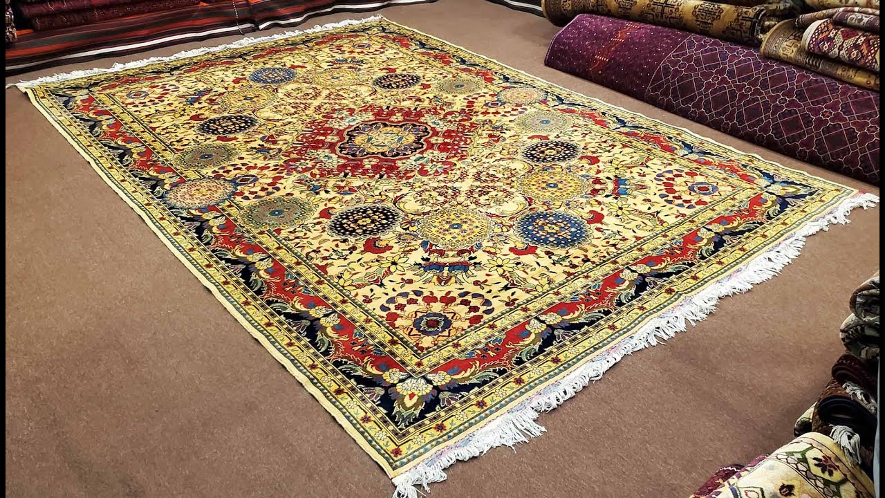 8' x 12' / 2.5m x 3.5m Elegant Chobi Design Afghan Rug - YouTube