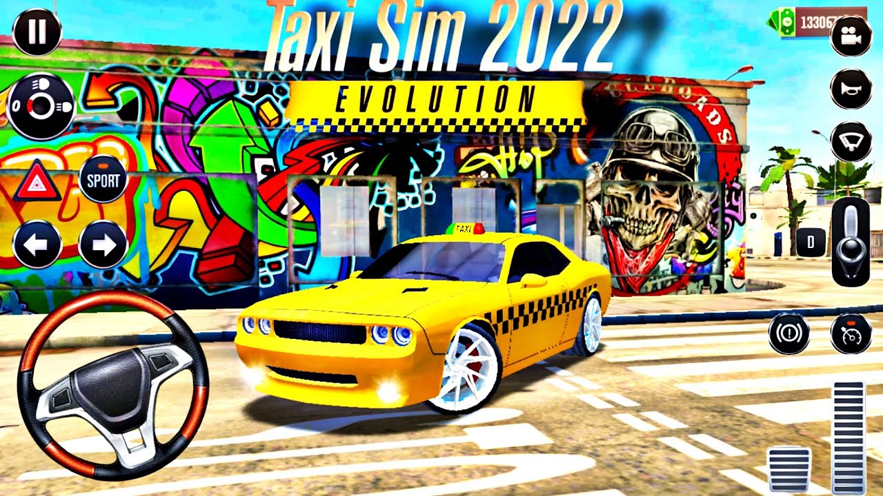 Dodge Challenger Taxi Sim 2022 Evolution Android gameplay video # ...