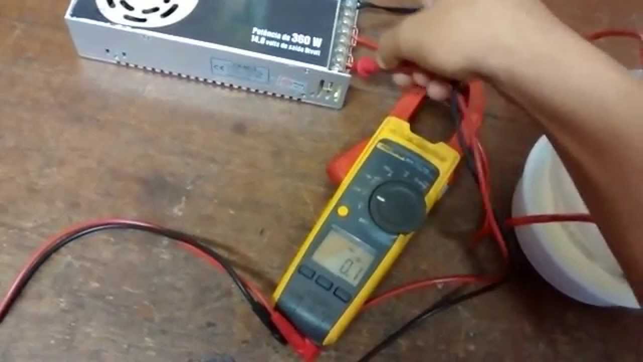 Teste Fonte 30 ah - YouTube